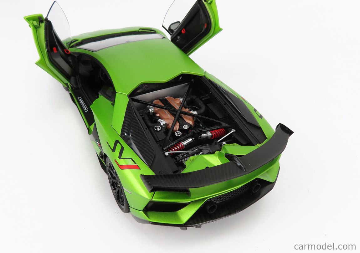 AUTOART 79178 Escala 1/18 | LAMBORGHINI AVENTADOR SVJ 2018 VERDE ALCEO ...