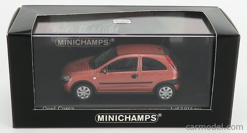 MINICHAMPS 430040300 Scale 1/43 | OPEL CORSA 2004 COPPER MET