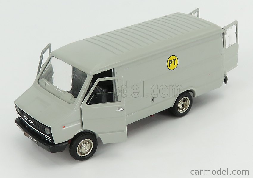 OLDCARS CODE3 Scala 1/43 | IVECO FIAT DAILY VAN PT POSTE 1983 GREY