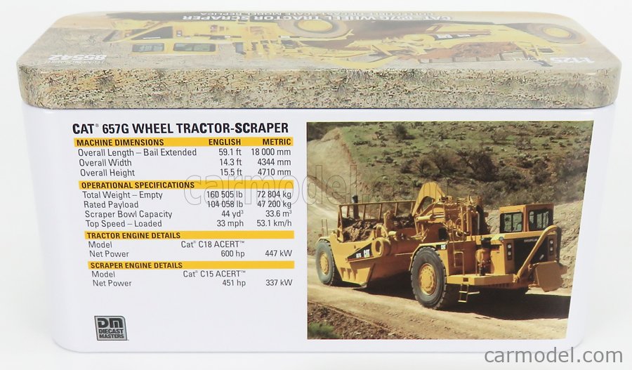 DM-MODELS 85542 Escala 1/125 | CATERPILLAR CAT657G RUSPA GOMMATA ...
