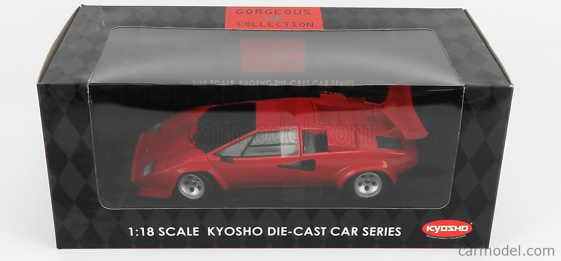KYOSHO 08322R Scale 1/18 | LAMBORGHINI COUNTACH LP5000S 1982 RED