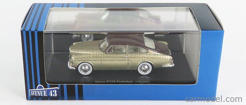 AVENUE43 ATC60065 Scale 1/43 | VOLVO P179 PROTOTYPE SWEDEN 1952 GOLD BROWN