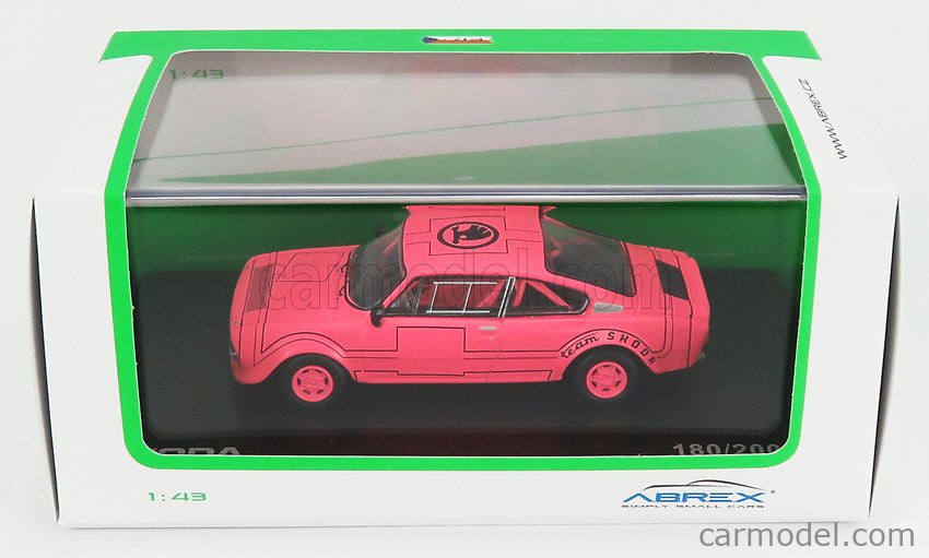 ABREX 143XABS-502BW Echelle 1/43 | SKODA 180/200RS TEAM SKODA 1974 MATT ...