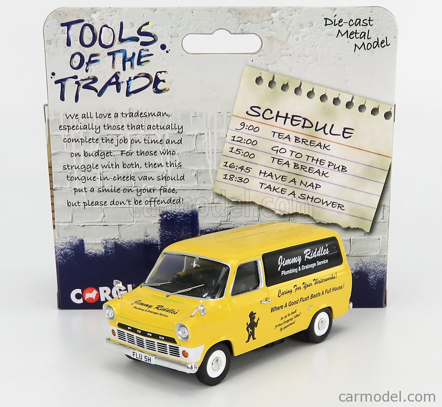 CORGI CC02727 Scale 1/43 | FORD ENGLAND TRANSIT MKI VAN JIMMY RIDDLES ...