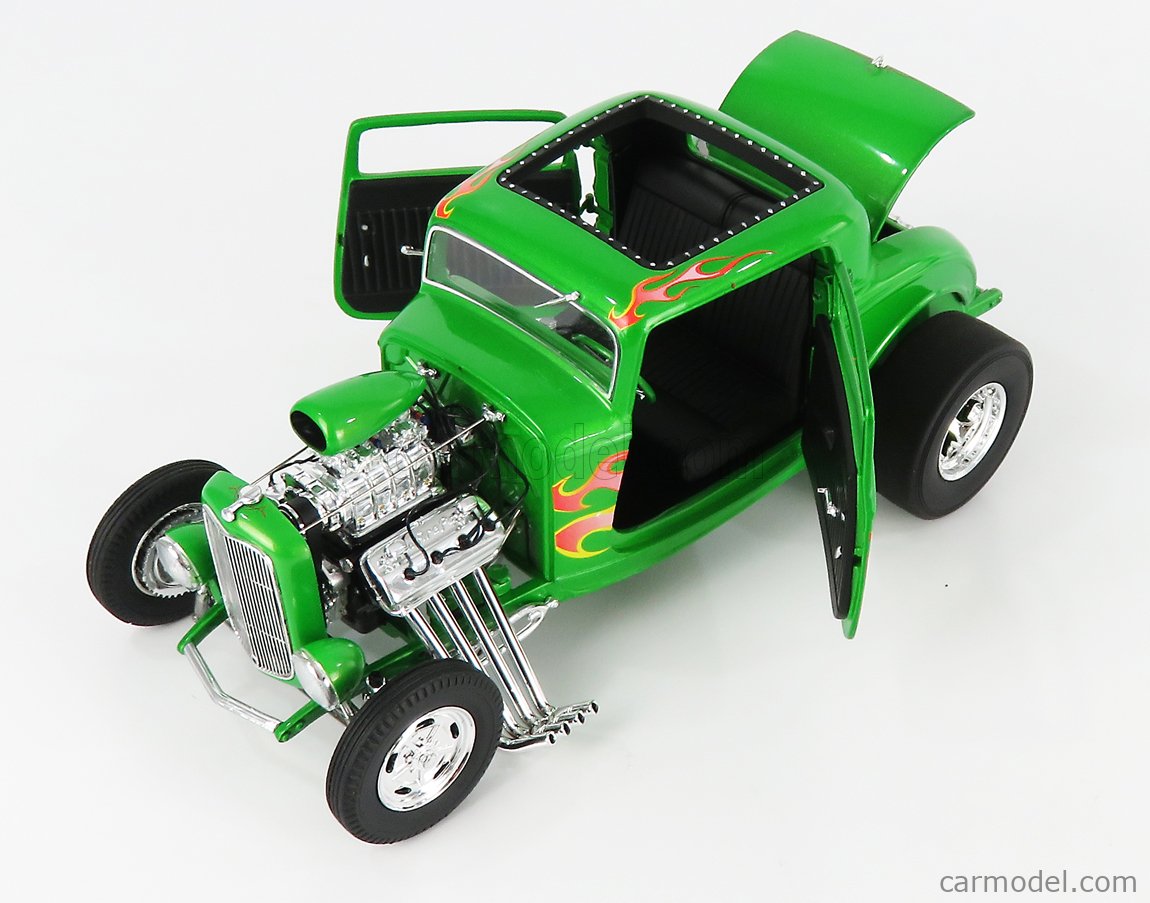 ACME-MODELS A1805019 Масштаб 1/18 | FORD USA HOT ROD 3-WINDOW 1932 GREEN