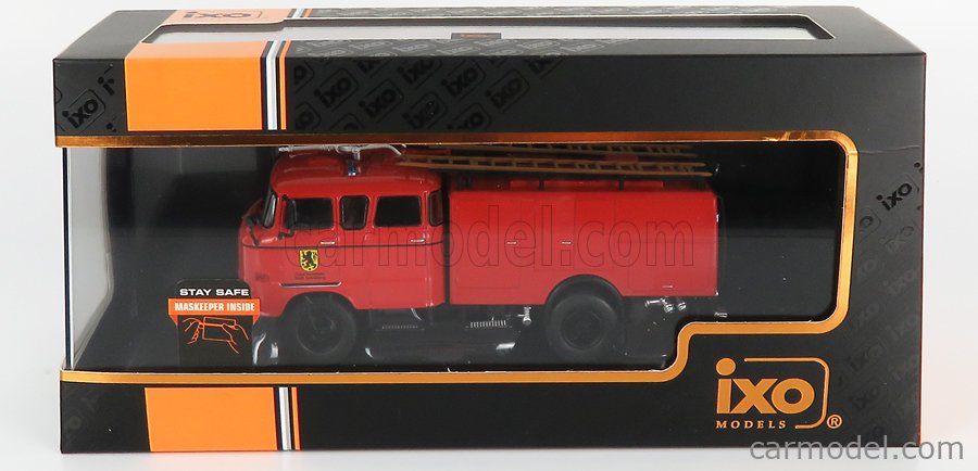 IXO-MODELS TRF019S Echelle 1/43 | IFA W50 TANKER TRUCK FIRE ENGINE 1965 RED