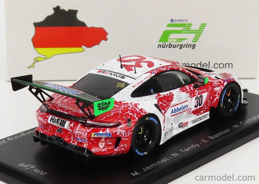 SPARK-MODEL SG789 Scale 1/43 | PORSCHE 911 991-2 GT3 R TEAM FRIKADELLI ...