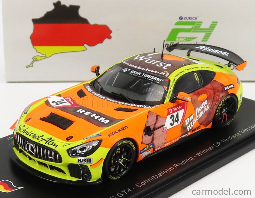 SPARK-MODEL SG766 Escala 1/43 | MERCEDES BENZ AMG GT4 TEAM SCHNITZELALM ... SPARK-MODEL SG766 Escala 1/43 | MERCEDES BENZ AMG GT4 TEAM SCHNITZELALM ...