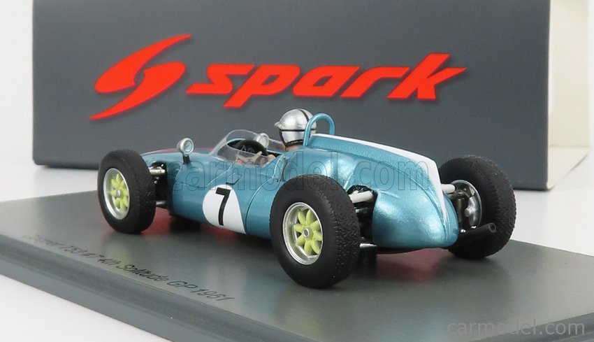 SPARK-MODEL S8066 Scale 1/43 | COOPER F1 T53 N 7 SOLITUDE GERMAN GP ...
