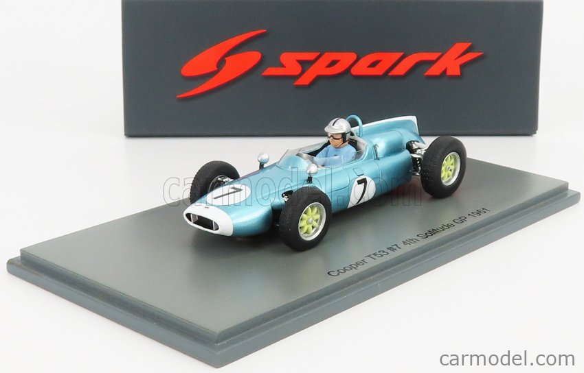 SPARK-MODEL S8066 Scale 1/43 | COOPER F1 T53 N 7 SOLITUDE GERMAN GP ...