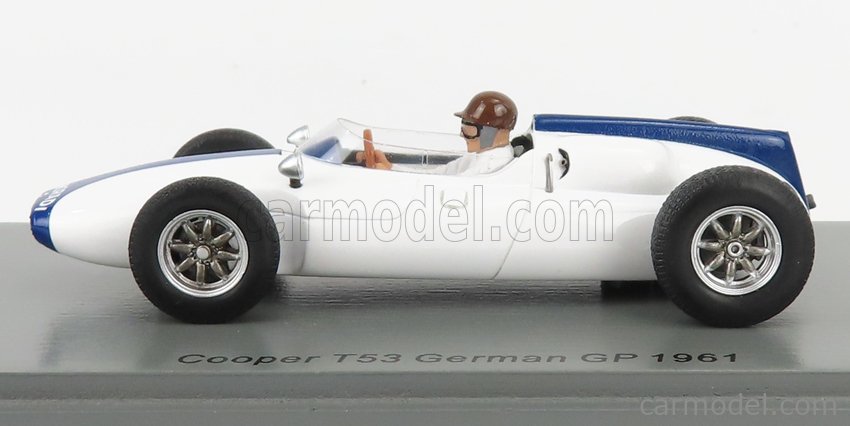 SPARK-MODEL S8062 Scale 1/43 | COOPER F1 T53 N 30 GERMAN GP 1961 I ...