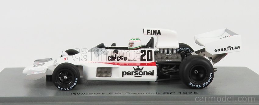 SPARK-MODEL S7488 Scale 1/43 | WILLIAMS F1 FW N 20 SWEDEN GP 1975 D ...
