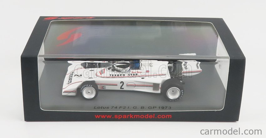 SPARK-MODEL S7303 Scale 1/43 | LOTUS F2 74 TEXACO N 2 BRITISH GP 1973 R ...