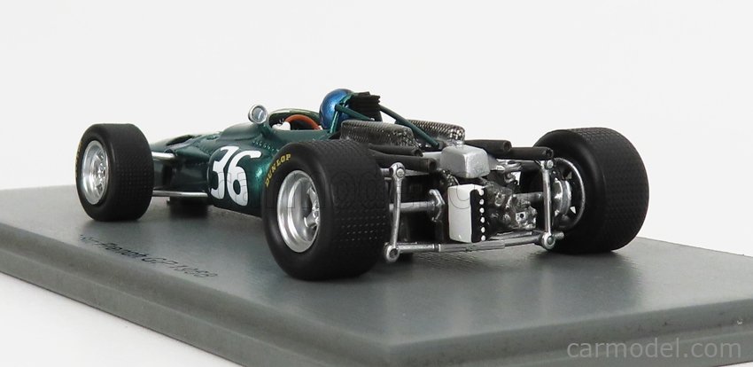 SPARK-MODEL S5701 Scale 1/43 | BRM F1 P126 N 36 FRANCE GP 1968 P ...
