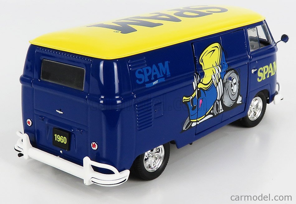 M2-MACHINES 40300-82B Scale 1/24 | VOLKSWAGEN T1 VAN DELIVERY SPAM 1960 ...