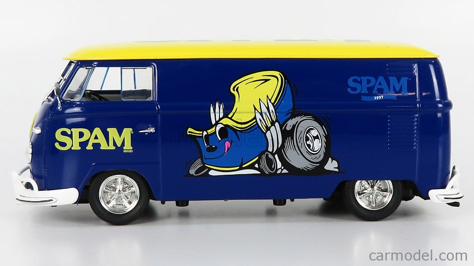 M2-MACHINES 40300-82B Scale 1/24 | VOLKSWAGEN T1 VAN DELIVERY SPAM 1960 ...