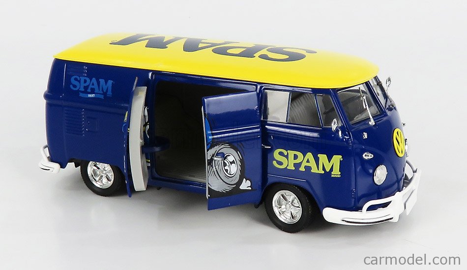 M2-MACHINES 40300-82B Scale 1/24 | VOLKSWAGEN T1 VAN DELIVERY SPAM 1960 ...