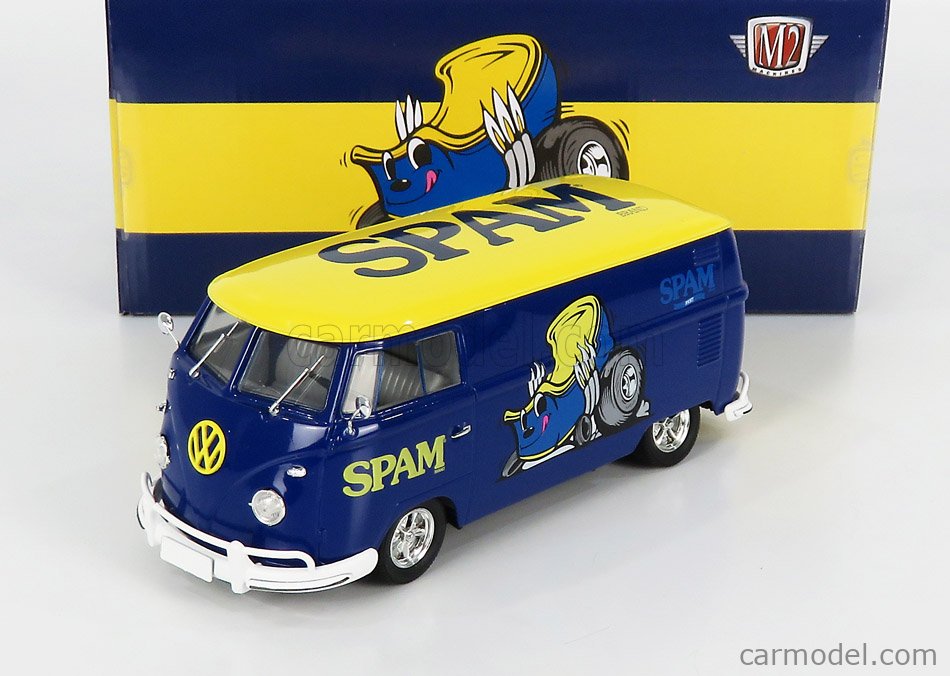 M2-MACHINES 40300-82B Scale 1/24 | VOLKSWAGEN T1 VAN DELIVERY SPAM 1960 ...