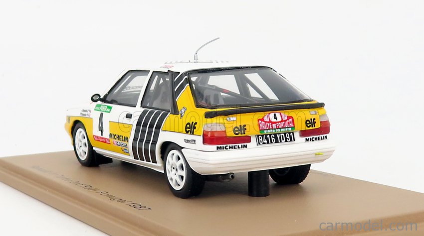 SPARK-MODEL S5568 Scale 1/43 | RENAULT R11 TURBO N 4 2nd RALLY PORUGAL ...
