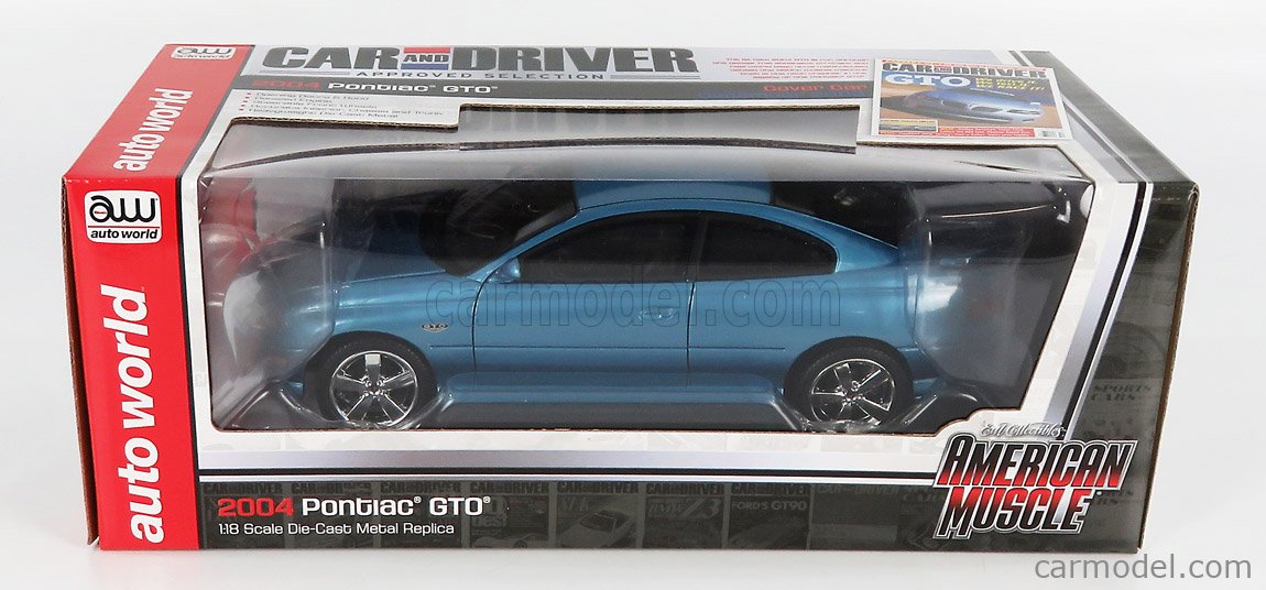 AUTOWORLD AMM1025/06 Scale 1/18 | PONTIAC GTO COUPE CAR & DRIVER 2004 ...