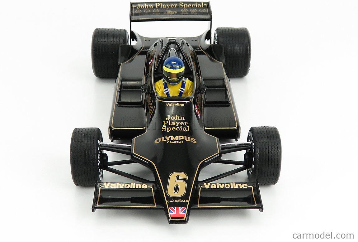 MCG MCG18605F Scale 1/18 | LOTUS F1 79 JPS N 6 WINNER AUSTRIAN GP 1978 RONNIE PETERSON BLACK GOLD