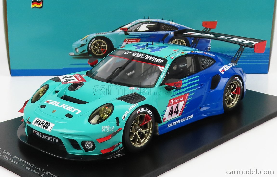 SPARK-MODEL 18SG055 Echelle 1/18 | PORSCHE 911 991-2 GT3 TEAM FALKEN ...