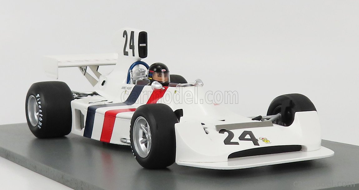 SPARK-MODEL 18S575 Scale 1/18 | HESKETH F1 308 N 24 3rd SWEDEN GP 1974 ...