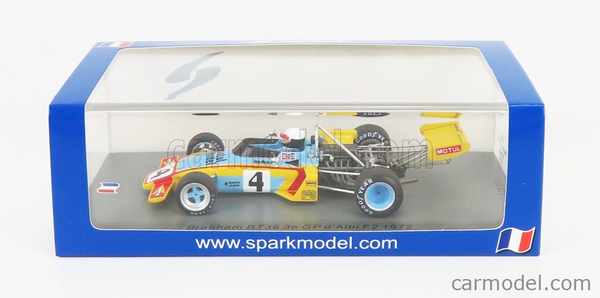 SPARK-MODEL SF243 Scale 1/43 | BRABHAM F2 BT38 N 4 D'ALBI GP 1972 B ...
