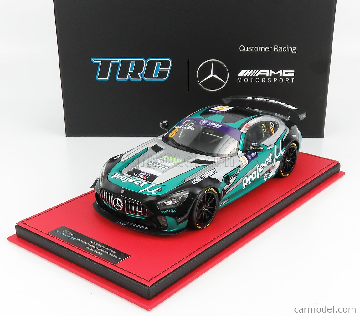 PEAKO TAG3 Echelle 1/18 | MERCEDES BENZ AMG GT4 TEAM TRC PROJECT N 8 GT ...