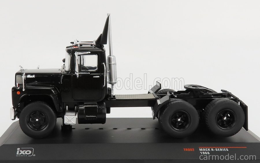 IXO-MODELS TR082 Scale 1/43 | MACK R-SERIES TRACTOR TRUCK 3-ASSI 1966 BLACK