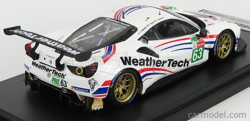 LOOKSMART LSLM107 Scale 1/43 | FERRARI 488 GTE EVO 3.9L TURBO V8 TEAM ...