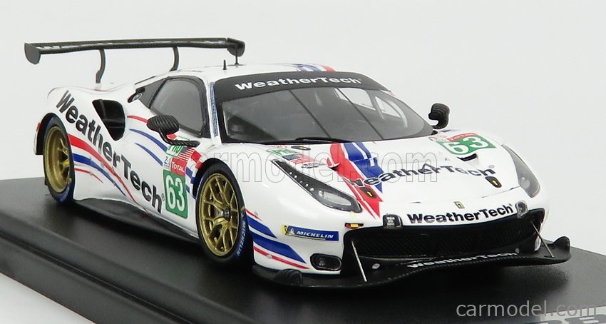 LOOKSMART LSLM107 Scale 1/43 | FERRARI 488 GTE EVO 3.9L TURBO V8 TEAM ...