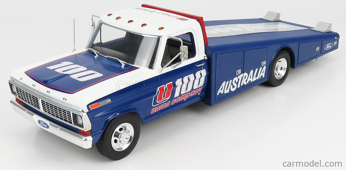 ACME-MODELS A1801406 Scale 1/18 | FORD USA F-350 TRUCK RAMP CAR ...