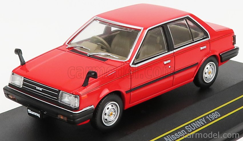 FIRST43-MODELS F43-118 Echelle 1/43 | NISSAN SUNNY RHD 1980 RED