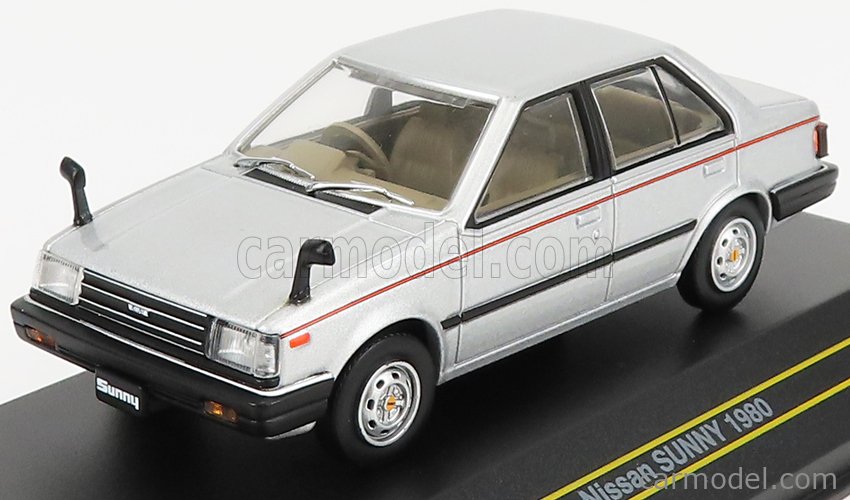 FIRST43-MODELS F43-117 Scale 1/43 | NISSAN SUNNY RHD 1980 SILVER