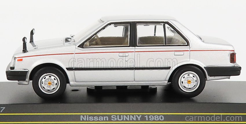 FIRST43-MODELS F43-117 Scale 1/43 | NISSAN SUNNY RHD 1980 SILVER