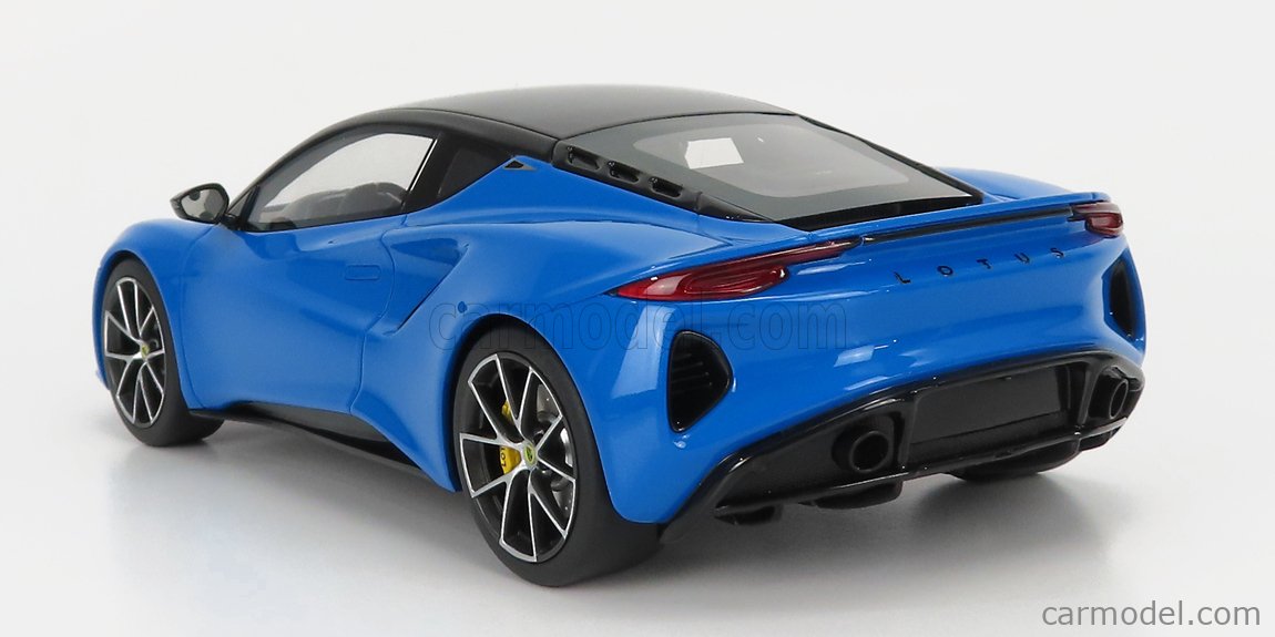 TRUESCALE TS0345 Scale 1/18 | LOTUS EMIRA 2021 SENECA BLUE