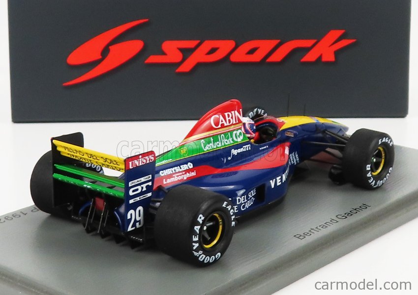 SPARK-MODEL S6968 Scale 1/43 | VENTURI F1 LC92 N 29 MONACO GP 1992 B ...