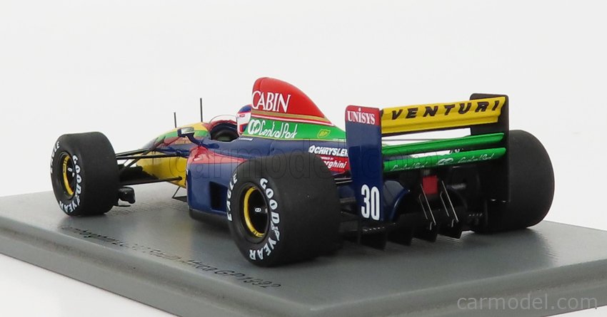 SPARK-MODEL S6967 Scale 1/43 | VENTURI F1 LC92 N 30 AFRIQUE DEL SUD GP ...