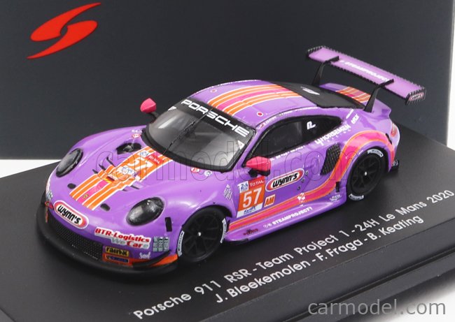 SPARK-MODEL 87S161 Scala 1/87 | PORSCHE 911 991-2 RSR 4.0L TEAM PROJECT-1 N 57 24h LE MANS 2020 ...