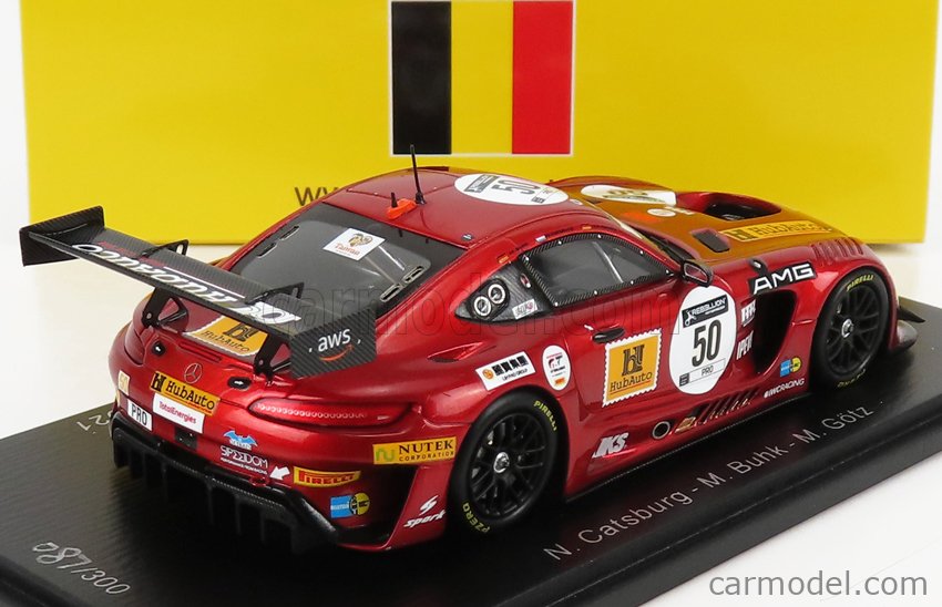 SPARK-MODEL SB460 Scale 1/43 | MERCEDES BENZ AMG GT3 TEAM HUB AUTO N 50 ...