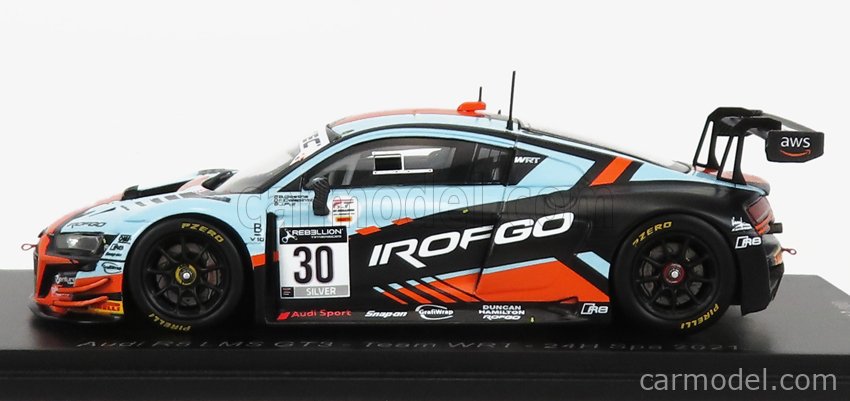 SPARK-MODEL SB447 Scale 1/43 | AUDI R8 LMS GT3 TEAM WRT N 30 24h SPA 2021 J.PULL - F.COLAPINTO ...
