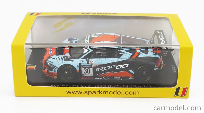 SPARK-MODEL SB447 Scale 1/43 | AUDI R8 LMS GT3 TEAM WRT N 30 24h SPA ...