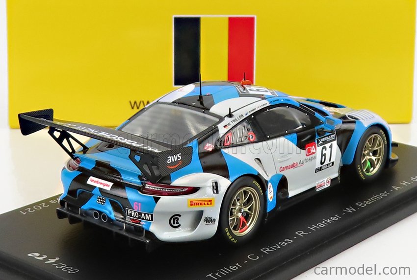 SPARK-MODEL SB445 Scale 1/43 | PORSCHE 911 991 GT3 R TEAM EBM GIGA ...