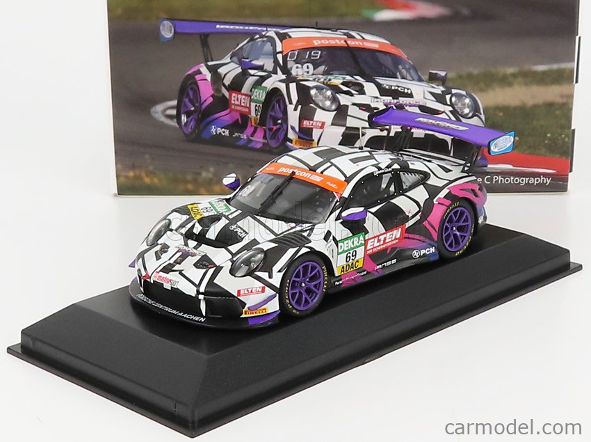 MINICHAMPS 413196069 Scale 1/43 | PORSCHE 911 991 GT3 R TEAM IRON FORCE ...