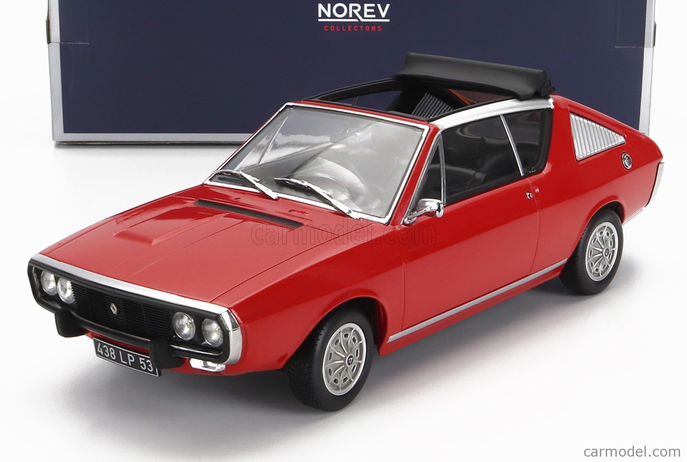 NOREV 185371 Scale 1/18 | RENAULT 17 GORDINI CABRIOLET 1975 RED
