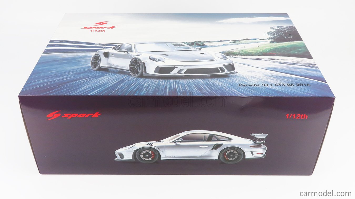 SPARK-MODEL 18S024 Scale 1/12 | PORSCHE 911 991-2 GT3 RS COUPE WEISSACH ...