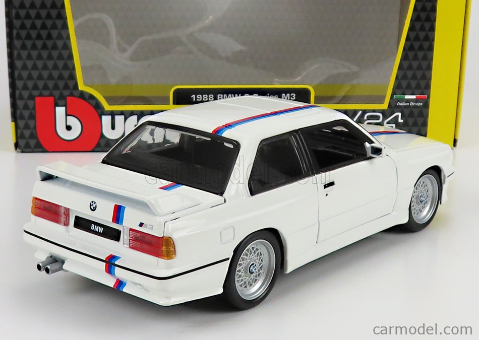 BURAGO 18-21100W Echelle 1/24 | BMW 3-SERIES M3 (E30) 1988 WHITE