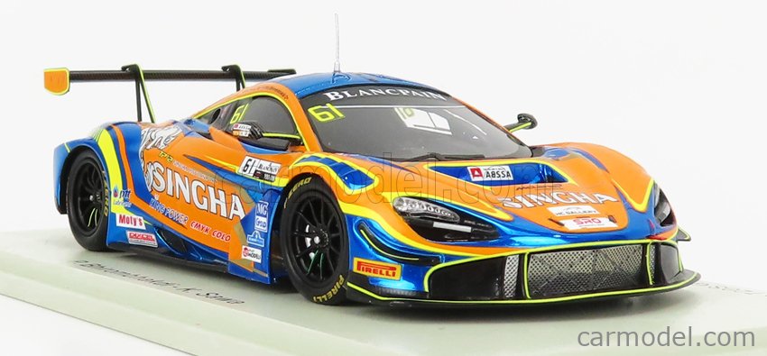 SPARK-MODEL SA208 Scale 1/43 | McLAREN 720S GT3 TEAM ABSSA MOTORSPORT N ...