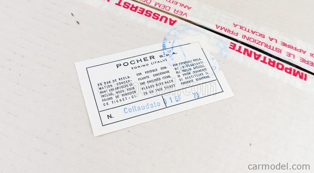 POCHER K73 Scale 1/8 | ALFA ROMEO GS GRAN SPORT SPIDER TOURING 1932 ...